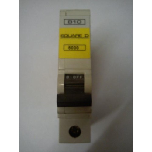 Square D QOE B10 10a Single Pole Mcb
